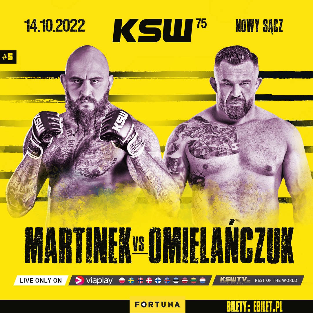 Daniel Omielańczuk vs. Michal Martinek na KSW 75 - Polish Fighters