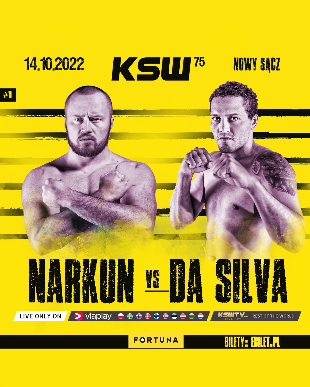 Tomasz Narkun wraca do akcji na gali KSW 75 - Polish Fighters