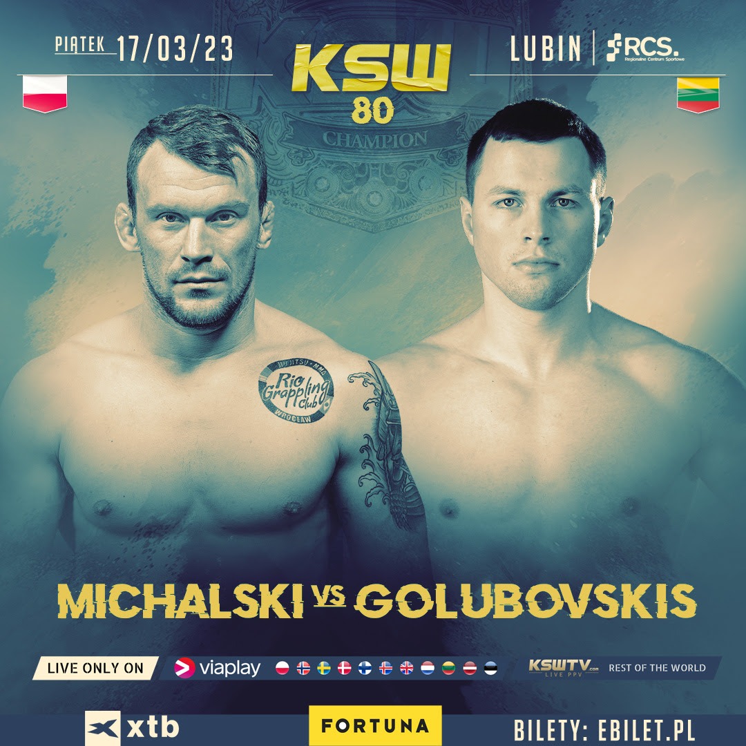 Zmiana na ostatniej prostej przed KSW 80. Michał Michalski z nowym ...